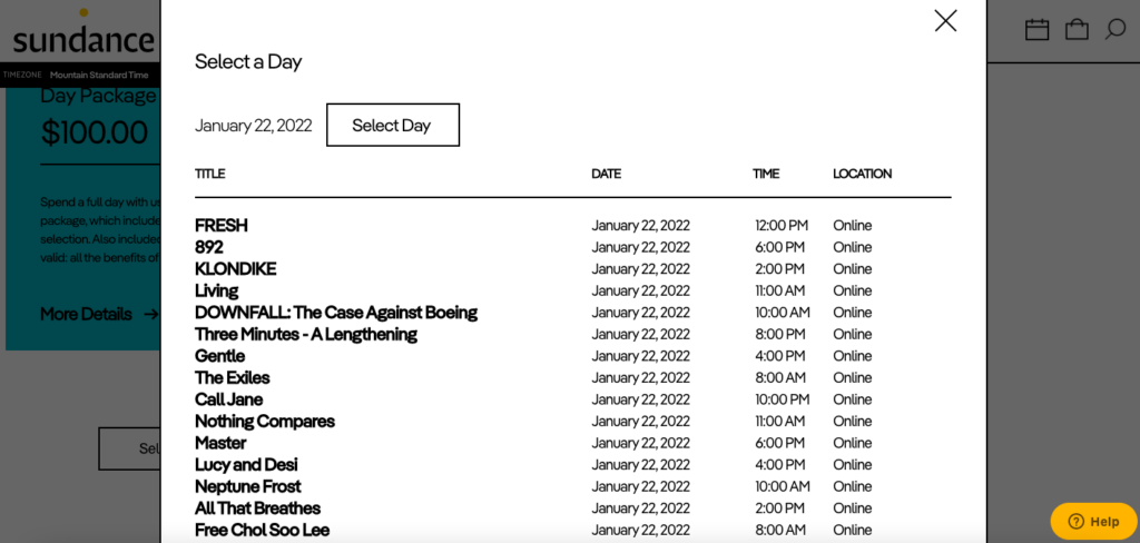 How to Purchase, Transfer and Select Tickets - sundance.org