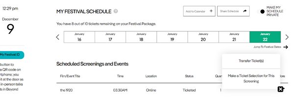 How to Purchase, Transfer and Select Tickets - sundance.org